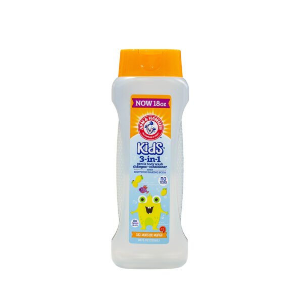 Arm & Hammer Kids Sea Monster Mango 3-in-1 Gentle Body Wash Shampoo ...